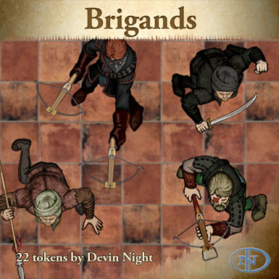 Devin Night’s Token Pack #21: Brigands | Battlegrounds Games